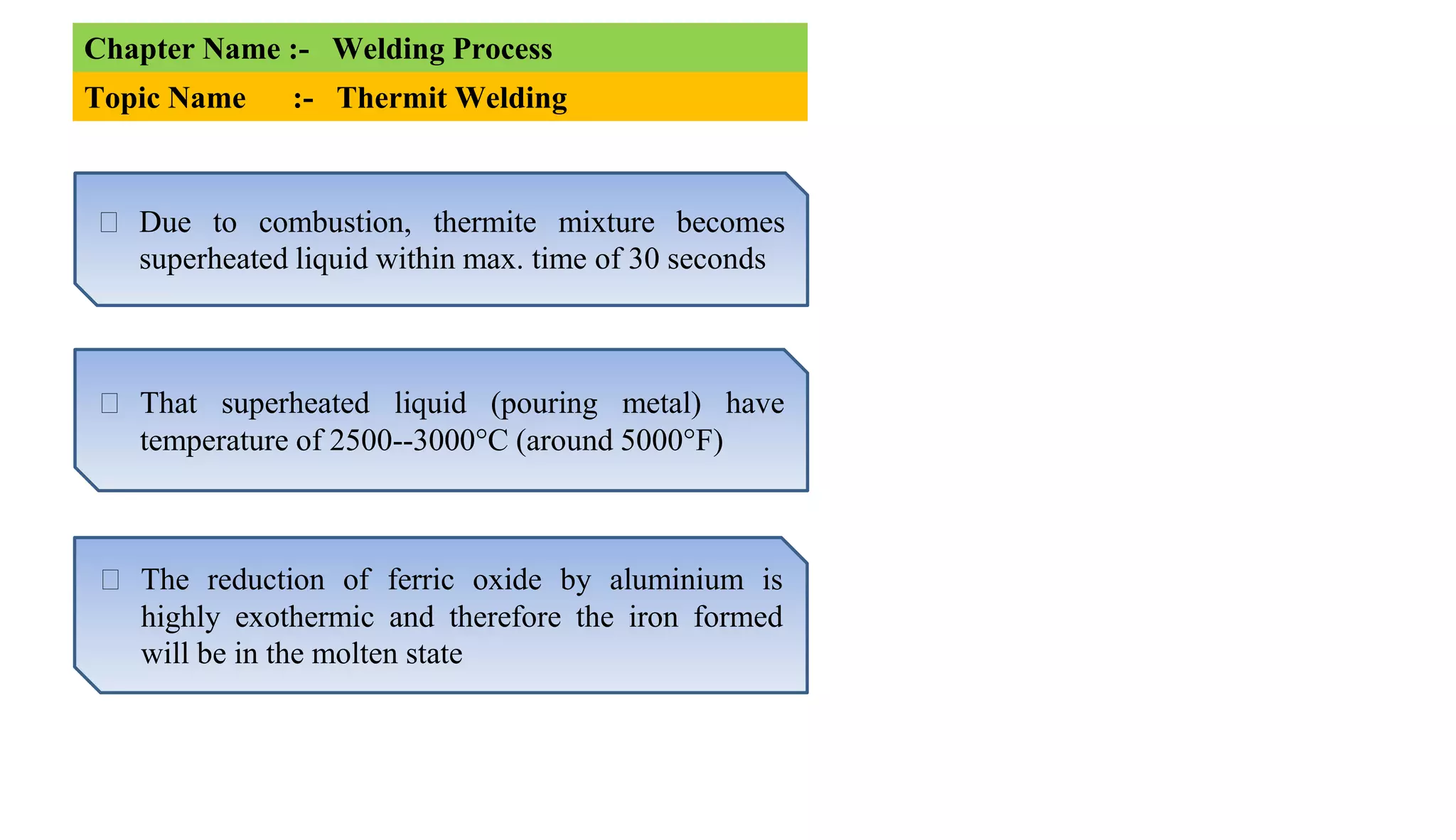 Thermit welding | PPT