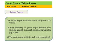 Thermit welding | PPTX