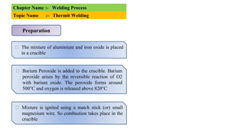 Thermit welding | PPTX