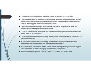 thermit welding.pDF | Chemistry | Science