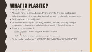 Thermoplastic and its Application | PPTX