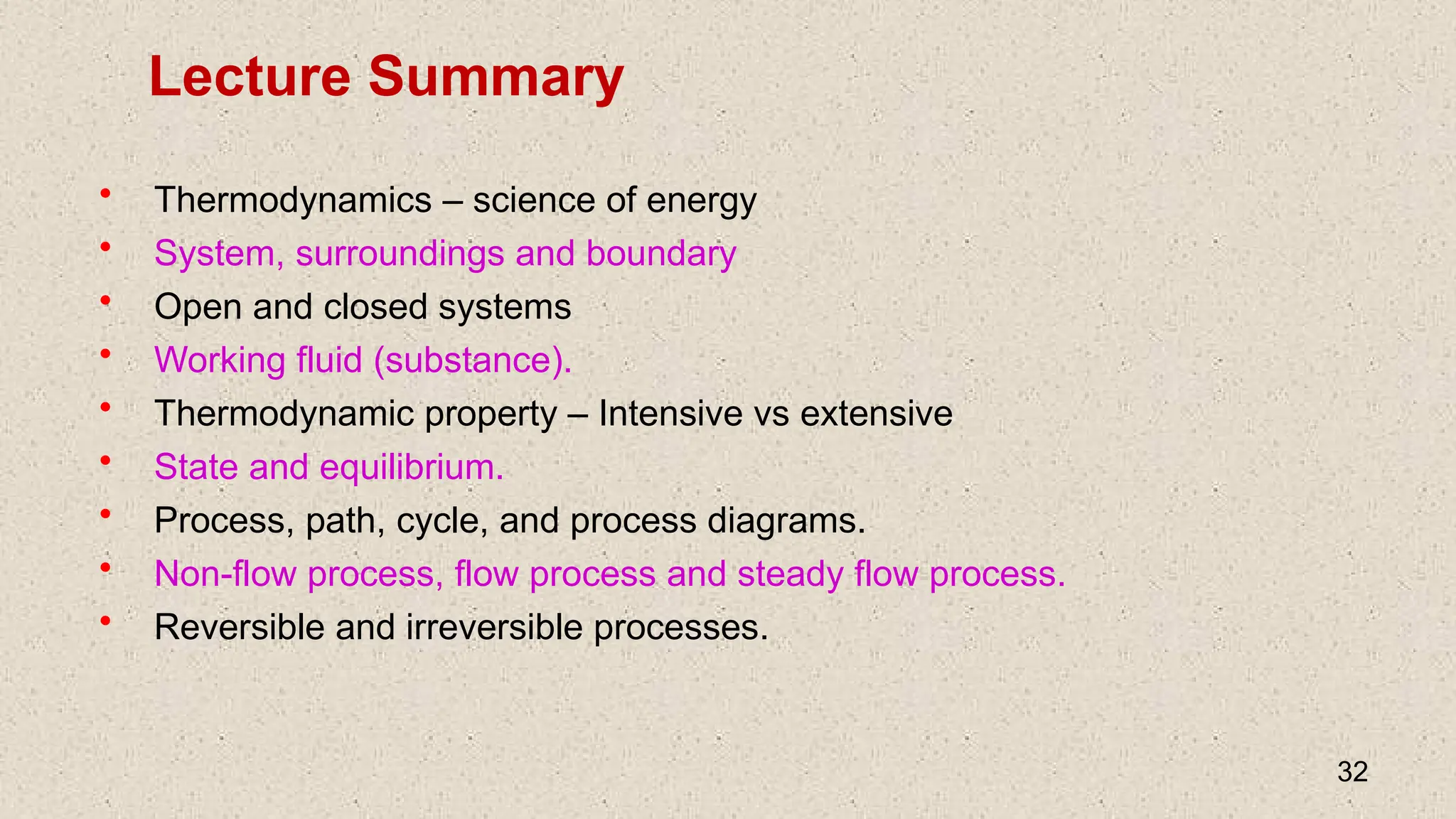 Thermo-1 Basic Concepts and Terminology of Thermodynamics | PPTX