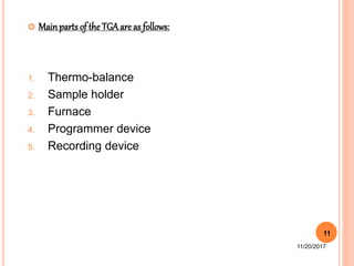 Thermoanalytical Techniques | PPTX