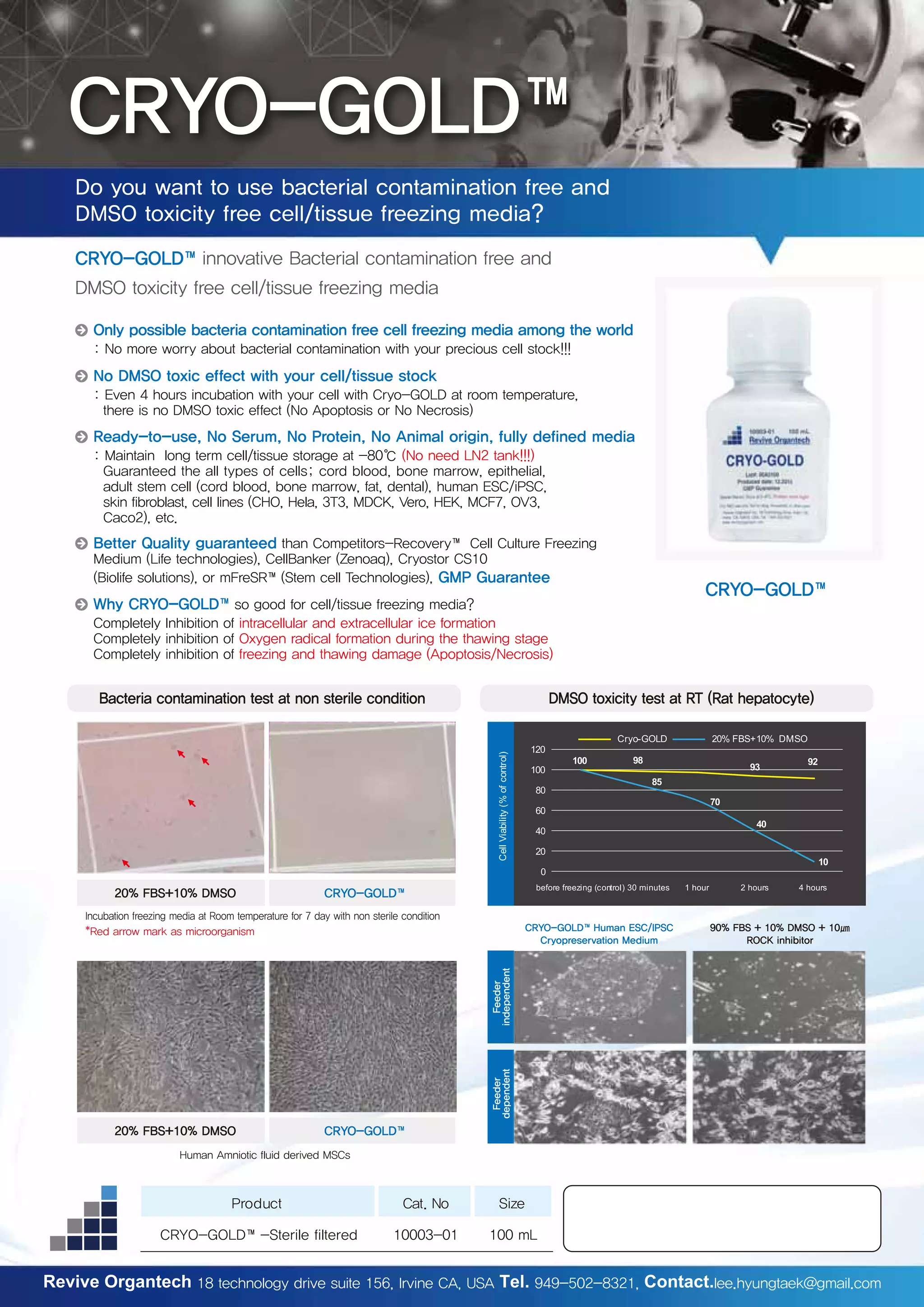 Thermo gold and cryo-gold brochure | PDF