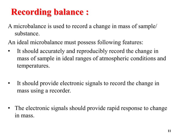 Thermo gravimetric analysis(tga) | PPTX | Chemistry | Science