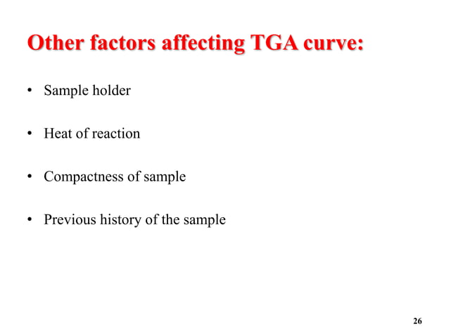 Thermo gravimetric analysis(tga) | PPTX | Chemistry | Science