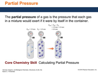 Partial pressure of a gas is the pressure | PPT
