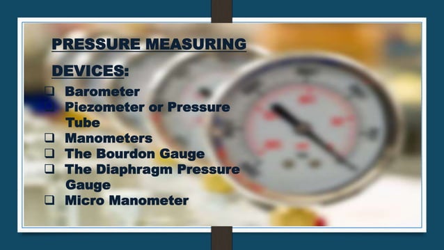 THERMODYNAMICS ..TEMP. AND PRESSURE MEASURING DEVICES | PPT
