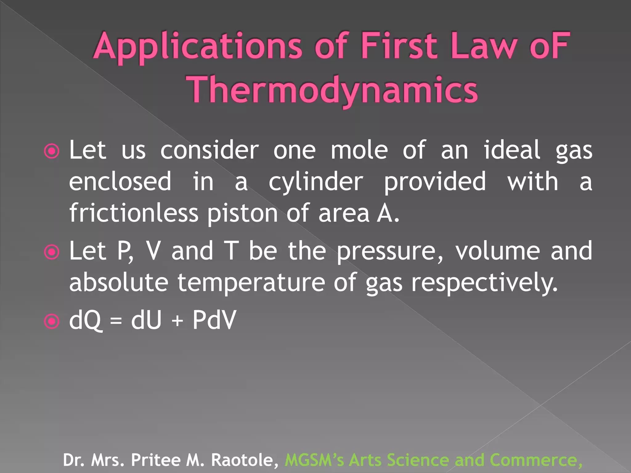 Thermodynamic basics-3 | PPT