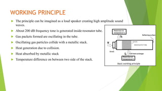 Thermo accoustic refrigeration with detail stack description | PPT ...