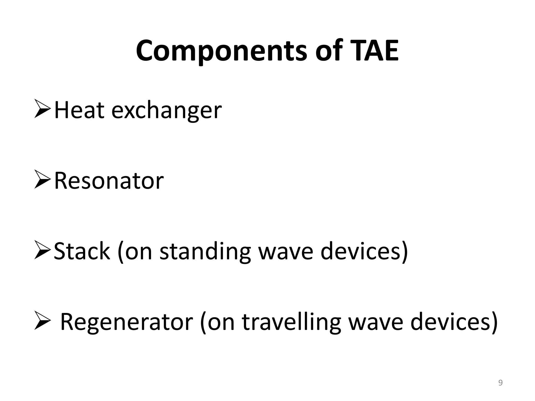 Thermo acoustic engine | PPTX