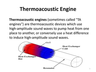 Thermo acoustic engine | PPTX