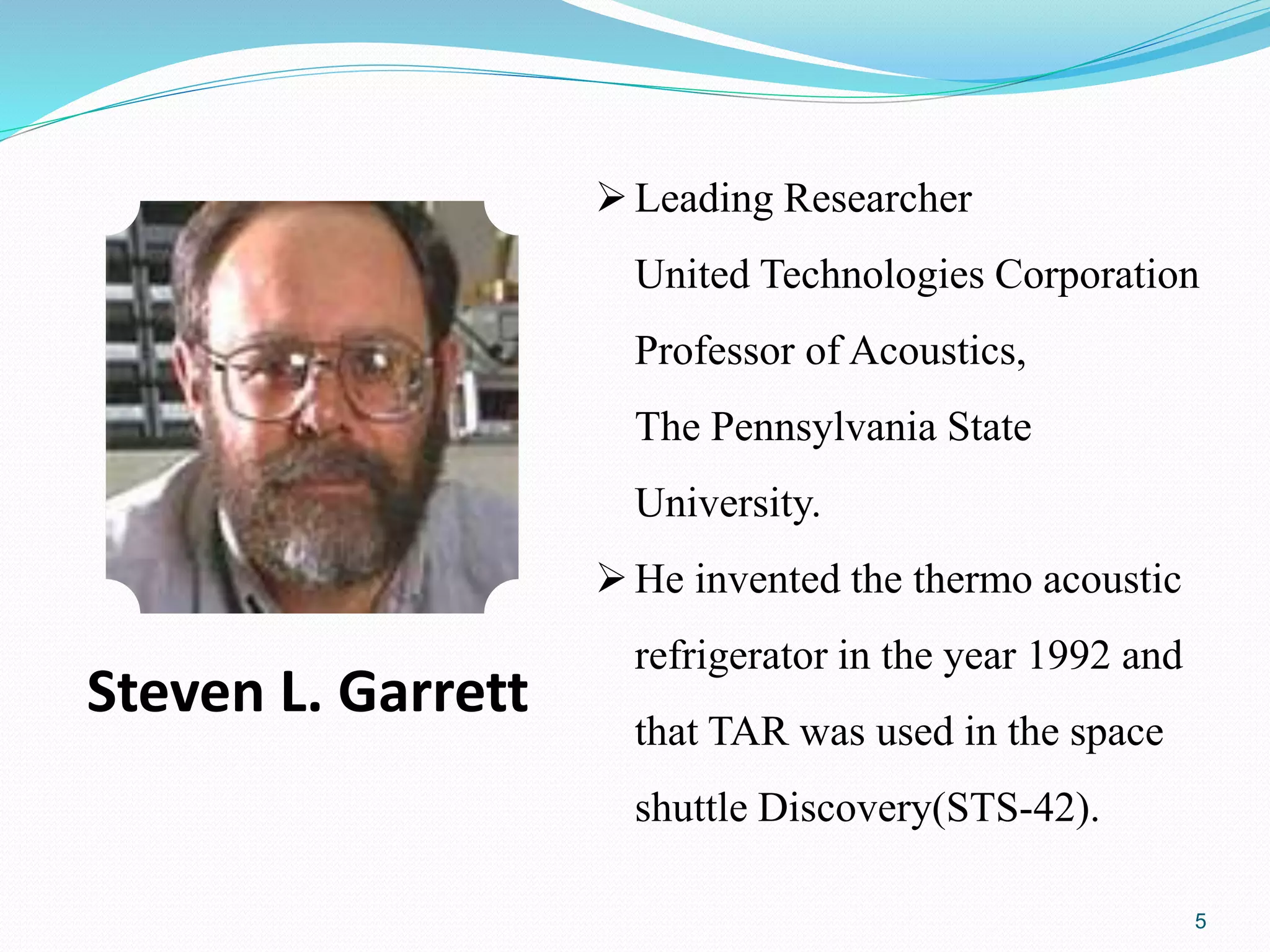 Thermo acoustic refrigeration | PPTX