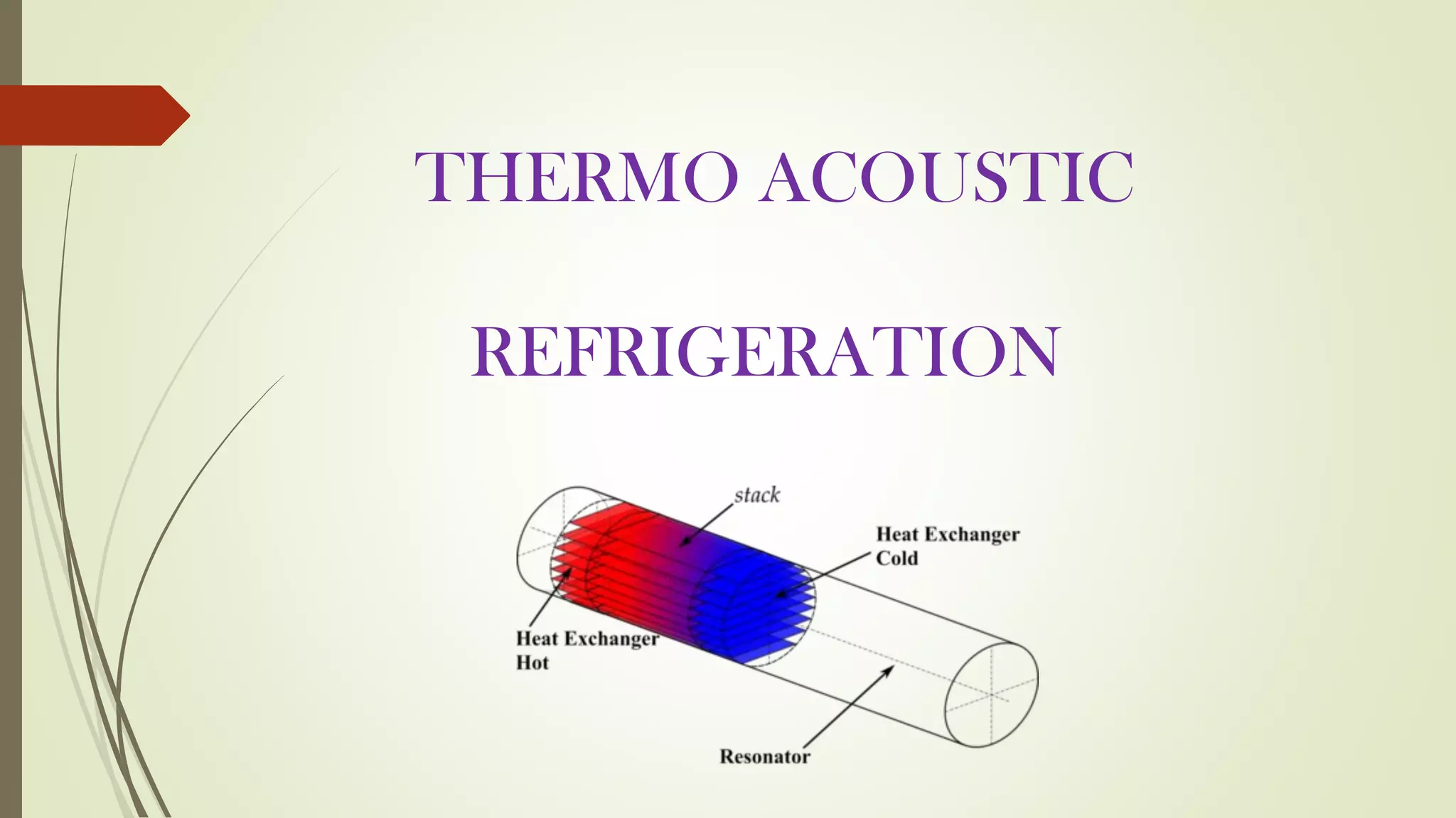 Thermo acoustic refrigeration BY SHOEB M KHAN | PDF | Home Appliances ...