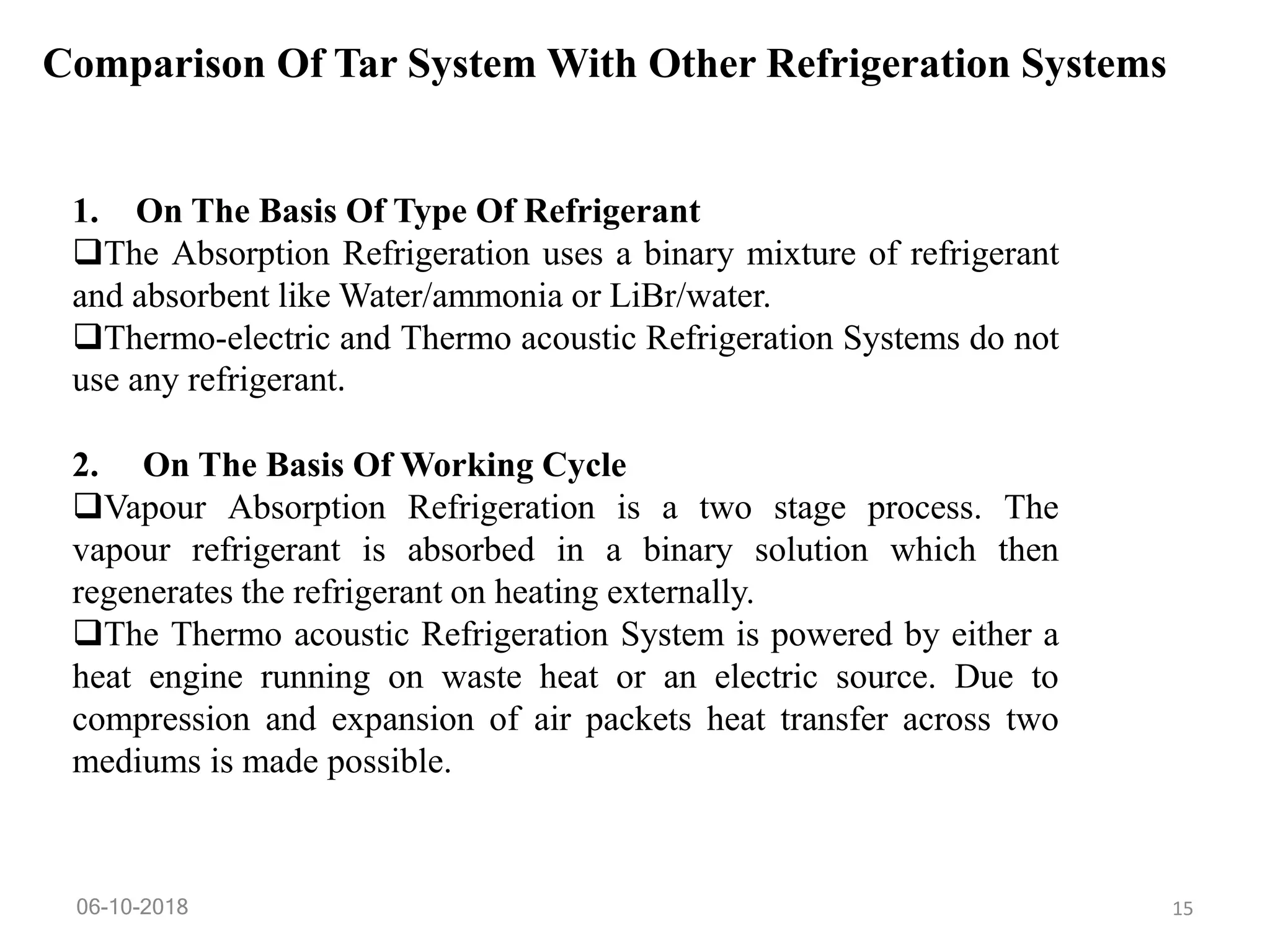 Thermo acoustic refrigeration | PPT