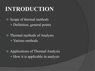 Thermo analytical methods by srk | PPT