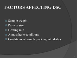 Thermo analytical methods by vsp | PPT