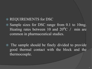Thermo analytical methods by vsp | PPT