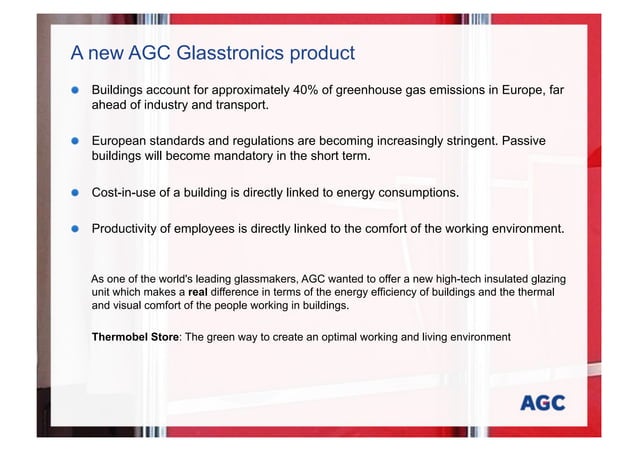 Thermobel Store by AGC Glass Europe EN | PPT