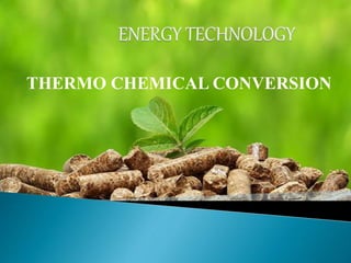 Thermo chemical conversion | PPT