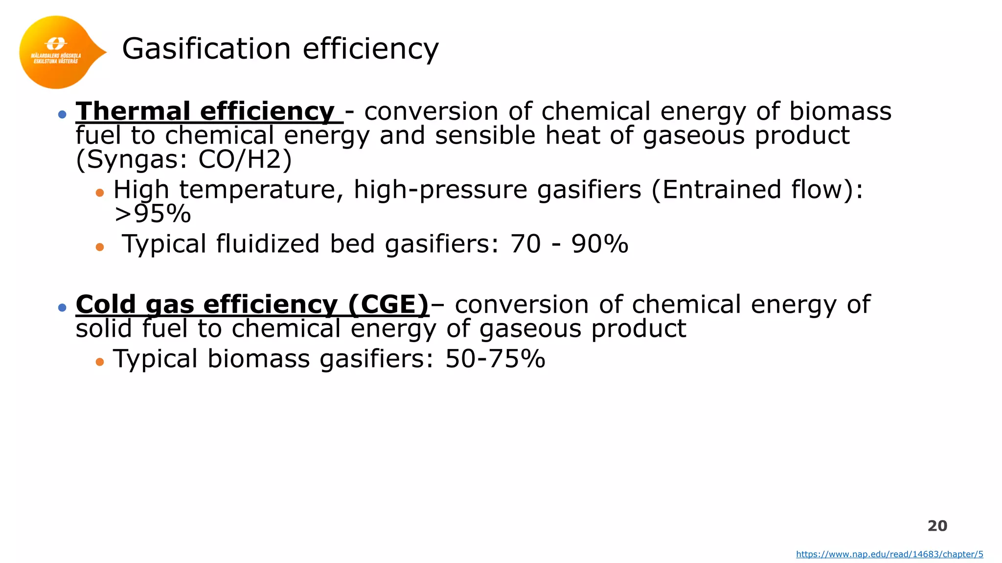Thermochemical conversion of biomass | PDF