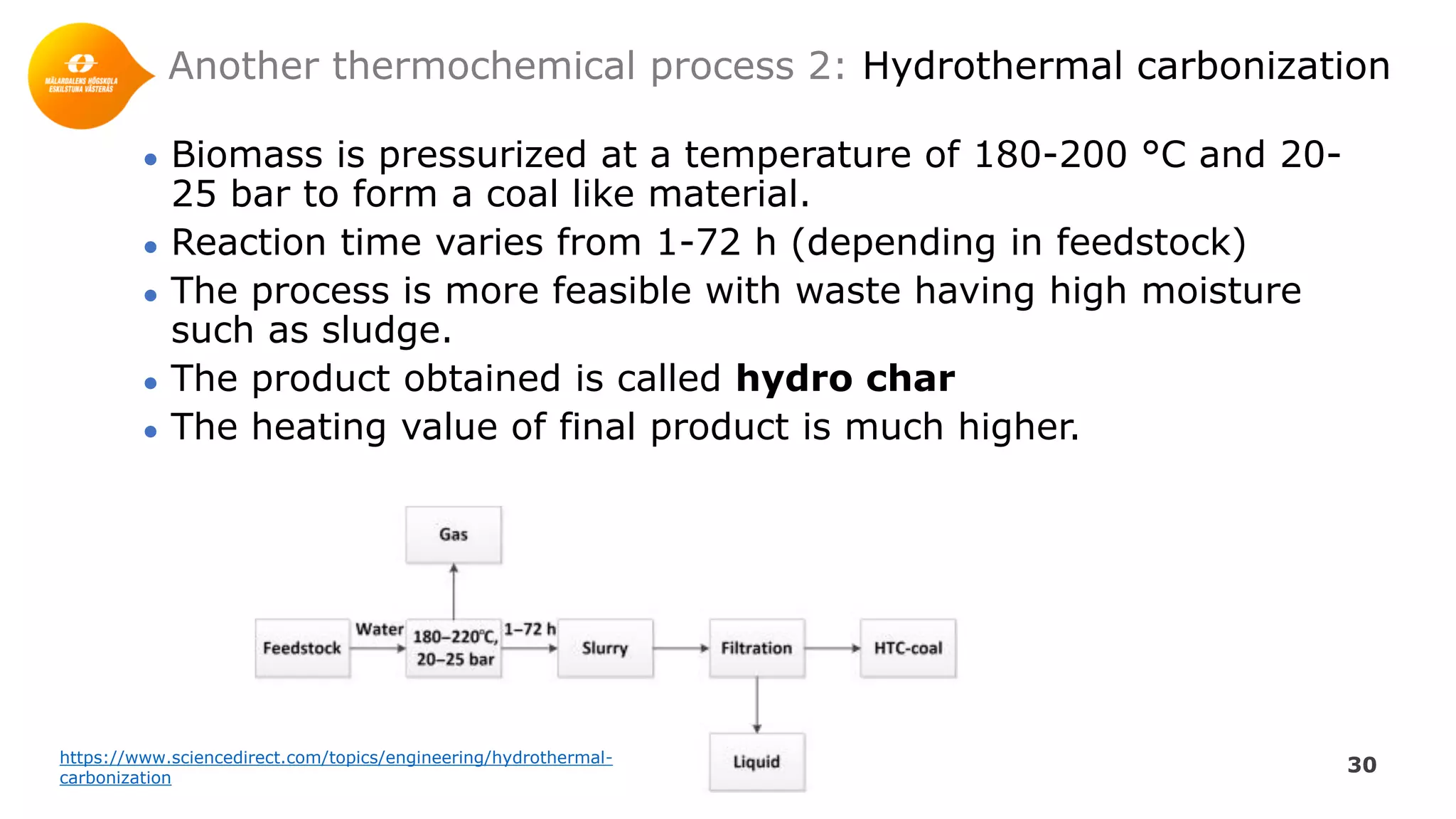 Thermochemical conversion of biomass | PDF