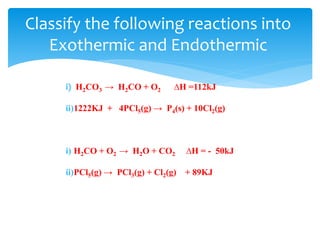 Thermochemical equations | PPTX