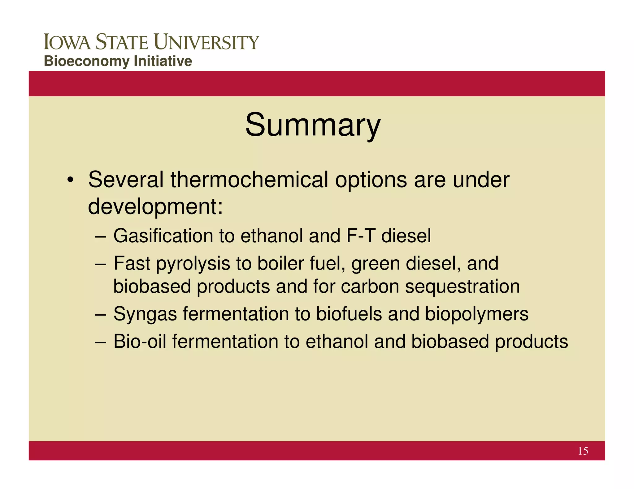 Thermochemical Processing Of Biomass Brown | PDF