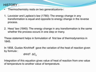 Thermochemistry | PPTX