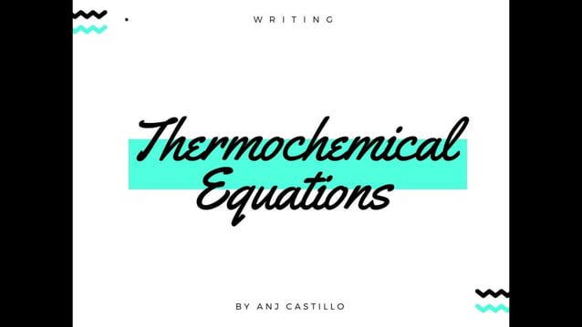 Thermochemistry | PPTX