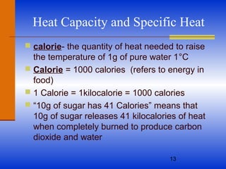 Thermochemistry ch 16 | PPT