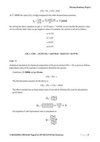Thermochemical study of Energy associated with reactions using python ...