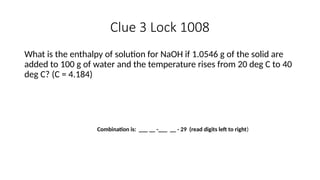 The Best Thermochemistry Escape Room Clues.pptx