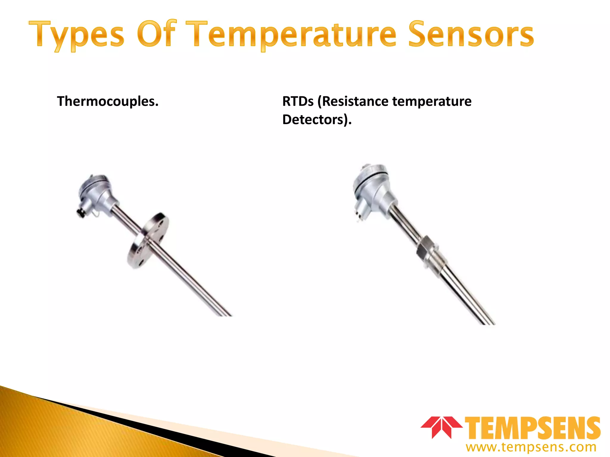 Basics of Thermocouples and RTDs | PPTX