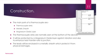 Thermocouple- Metrology& Instrumentation | PDF