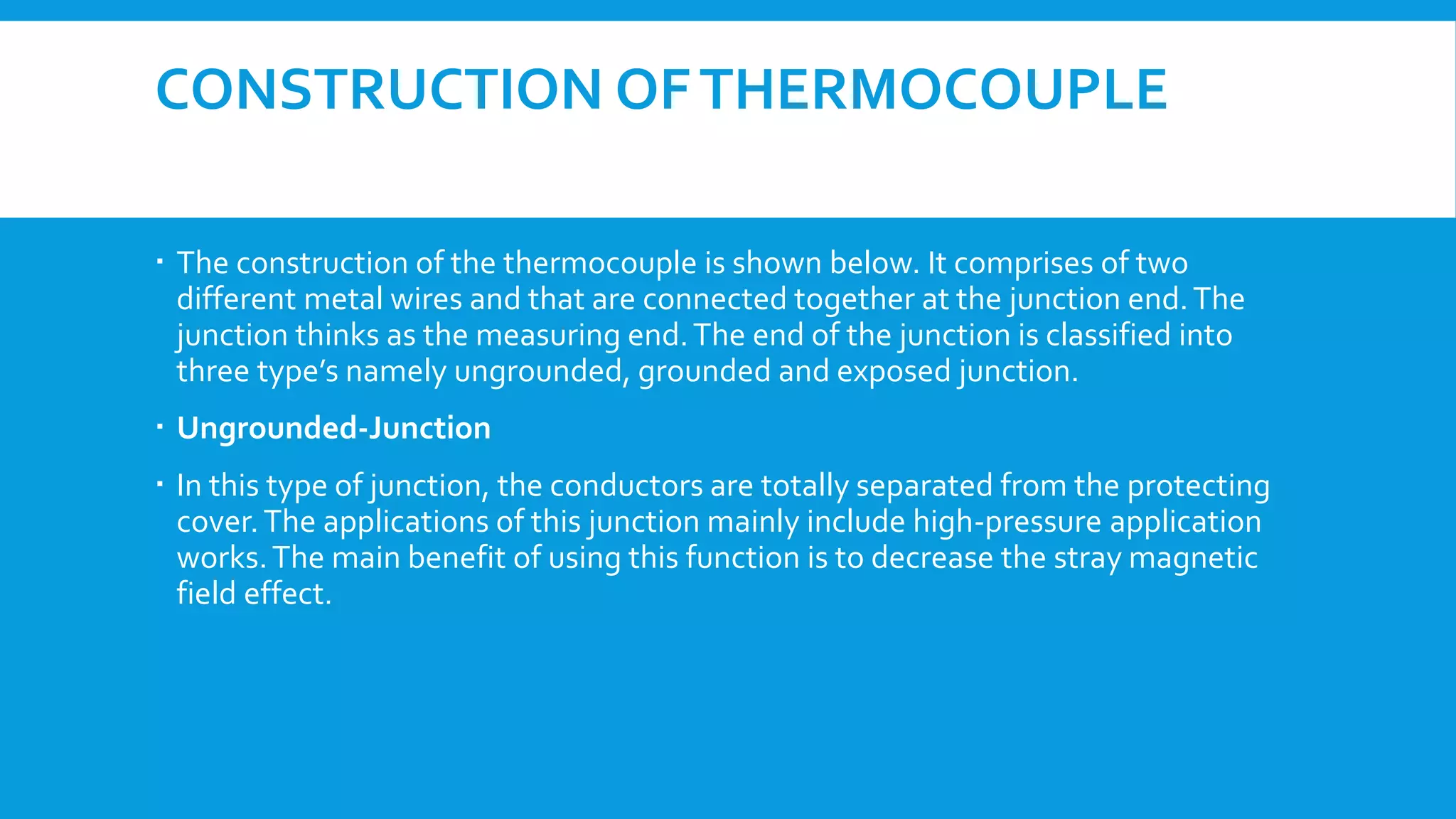 The Working principle of Thermocouple | PPTX | Chemistry | Science