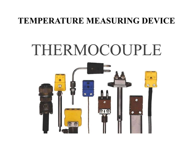 Thermocouple | PPTX