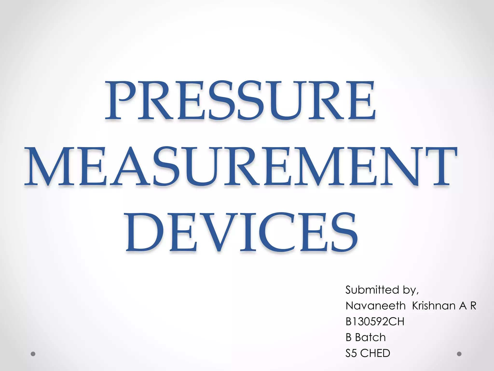 Thermocouple gauge & pirani gauge | PPTX