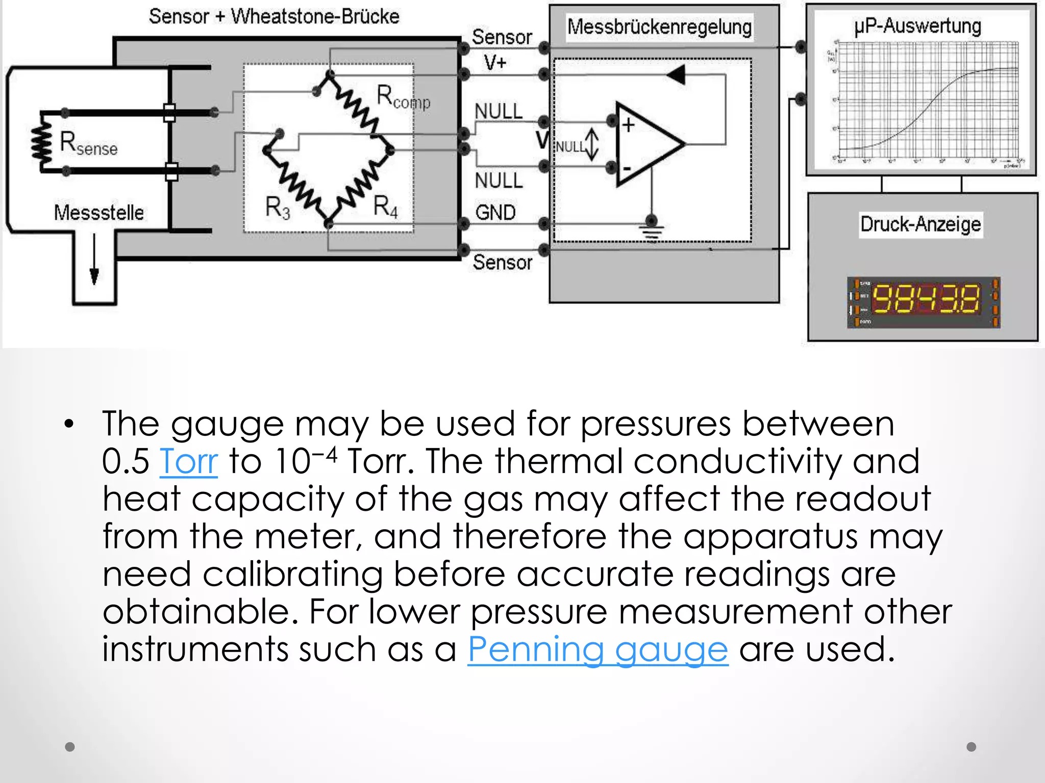 Thermocouple gauge & pirani gauge | PPTX