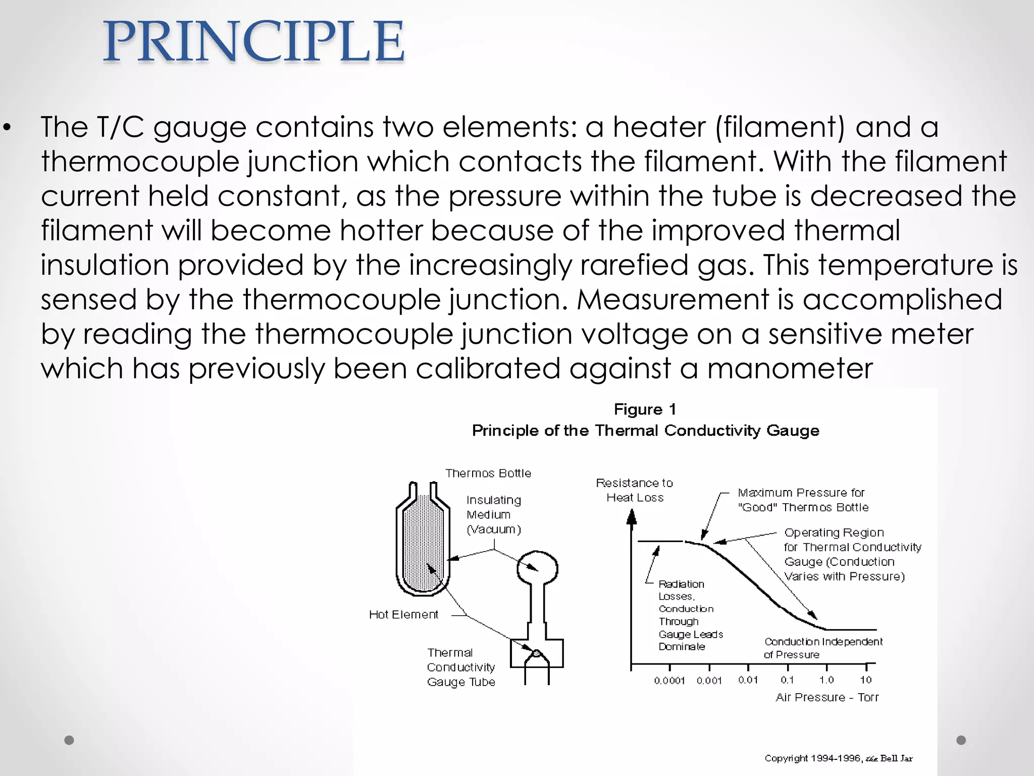 Thermocouple gauge & pirani gauge | PPTX