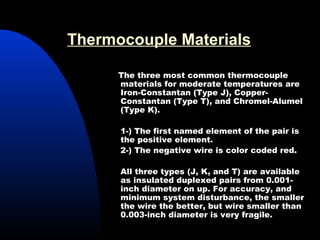 Thermocouples sensors | PPT