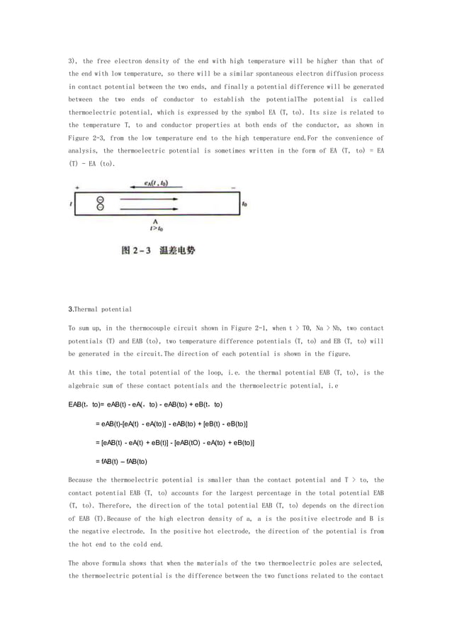 Thermocouple Temperature Measurement Principle And Common Faults Pdf