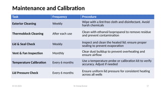 Thermocycler standard operating procedure | PPTX