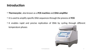 Thermocycler standard operating procedure | PPTX