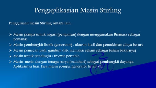 Thermodinamika 2 mesin stirling | PPTX