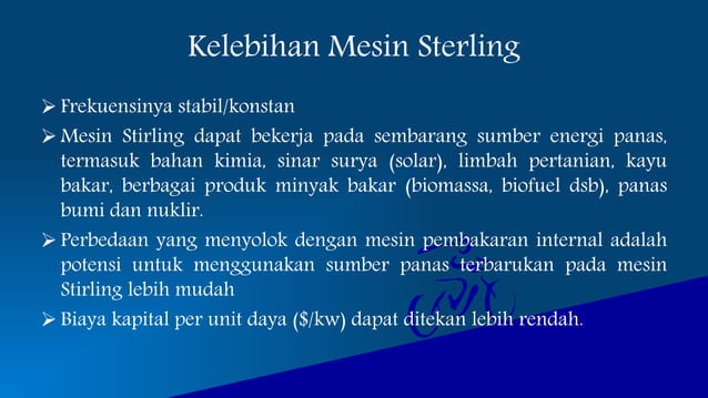 Thermodinamika 2 mesin stirling | PPTX