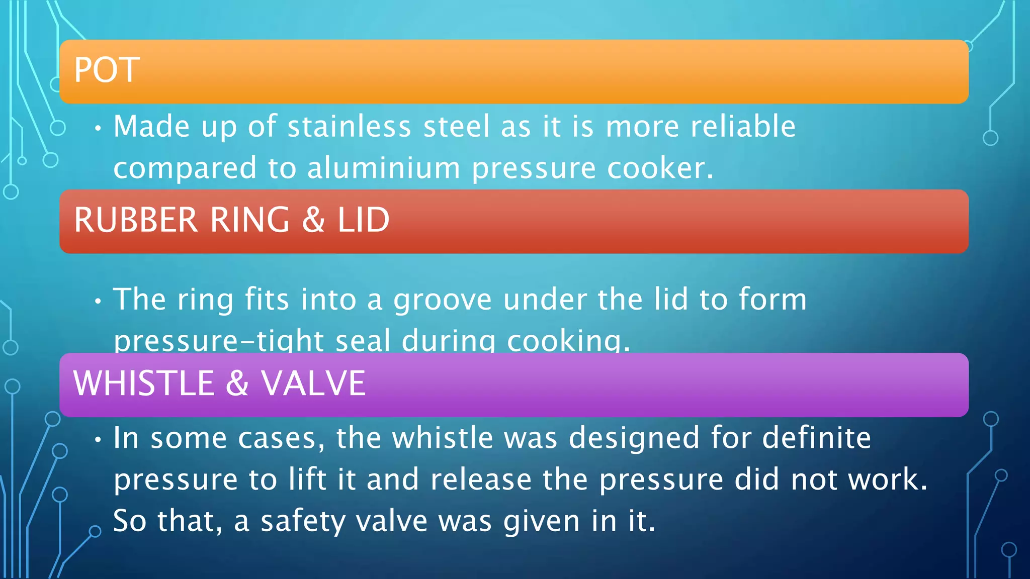 Thermodynamic application of pressure cooker | PPTX