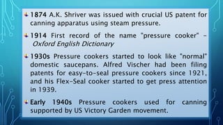 Thermodynamic application of pressure cooker | PPTX