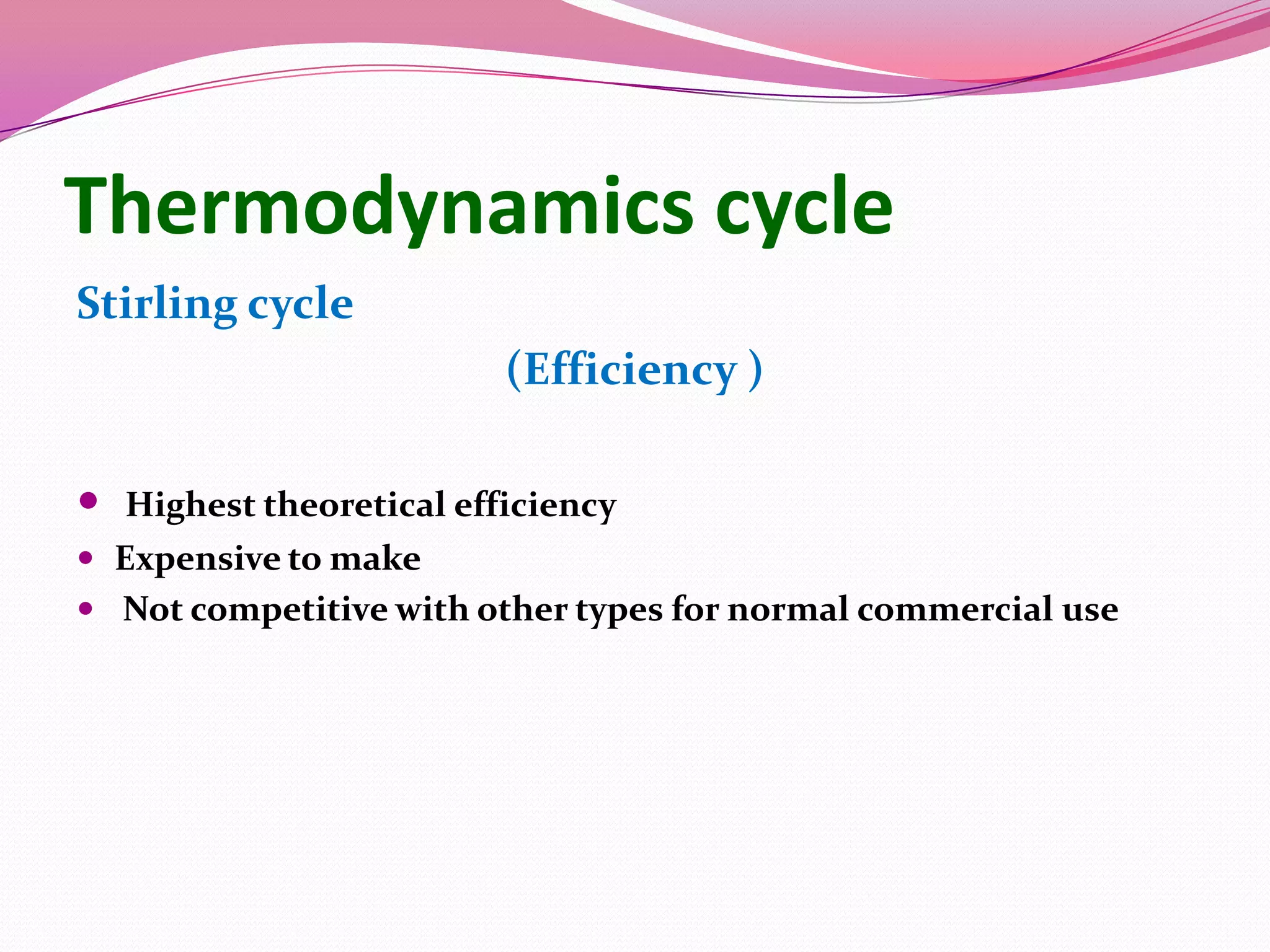 Thermodynamic cycles | PPTX