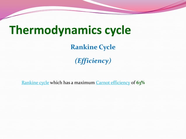 Thermodynamic cycles | PPTX | Physics | Science